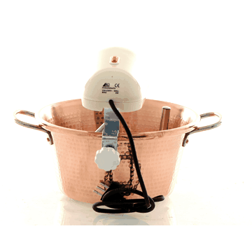 Chaudron en cuivre LAR Polentamatic 4.5L induction en Promotion | AgriEuro