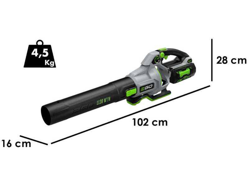 EGO LB6704E - Souffleur à batterie - 56V en Promotion | AgriEuro