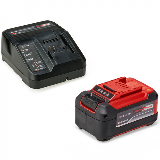 Starter kit Einhell Power X-Change - Batterie de 18V/5.2Ah et Chargeur ...